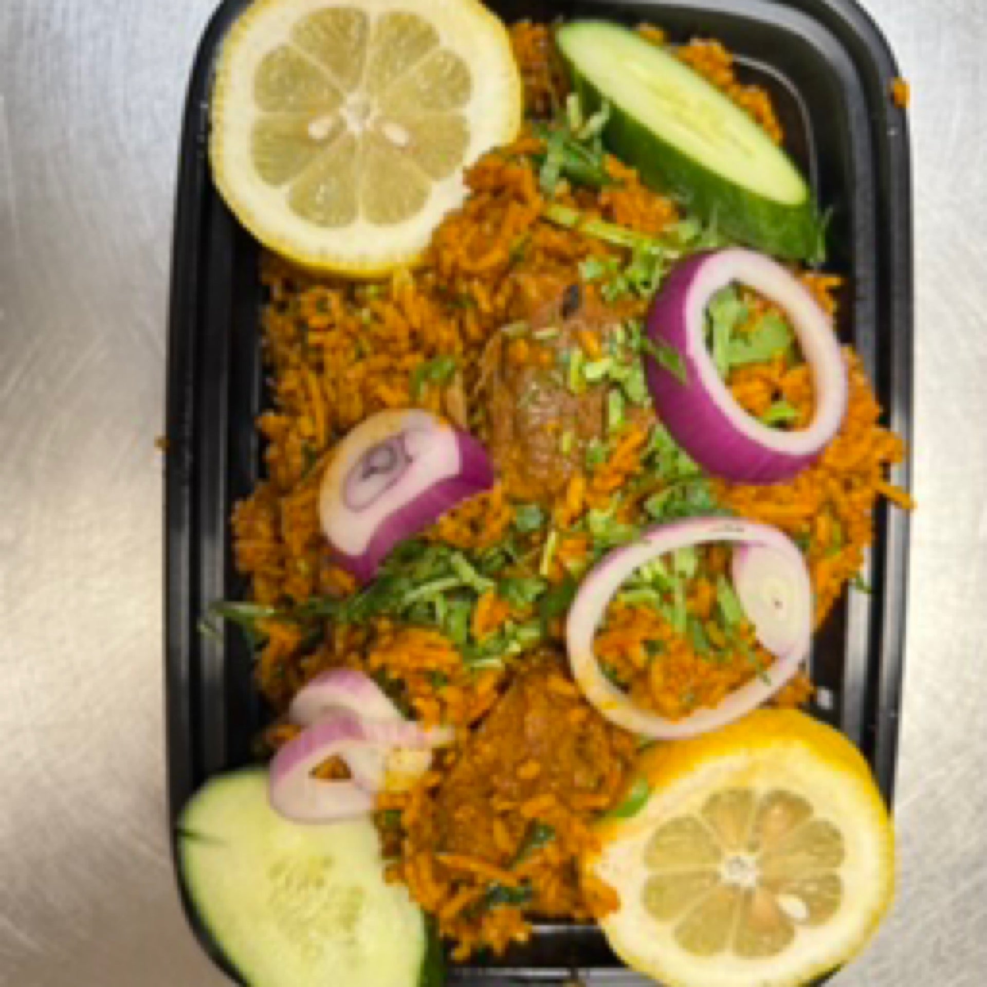 63. Lamb/Goat Biryani | Pink Garlic Indian cuisine
